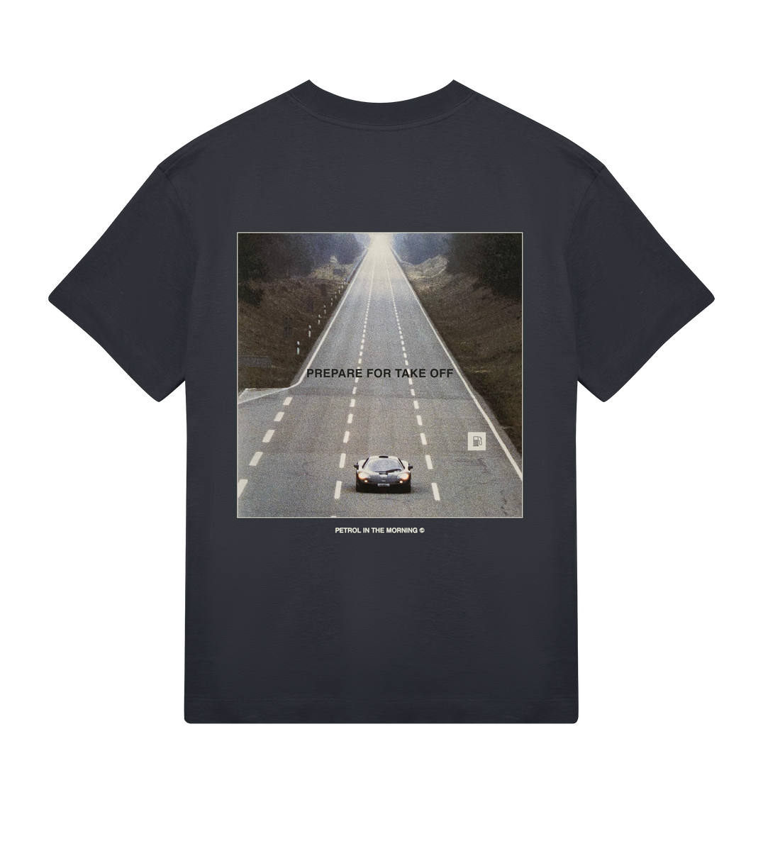 Prepare for Take Off Tee – Petrol in the Morning